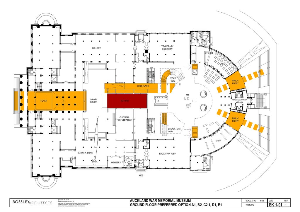 Auckland War Memorial Museum Masterplan – Bossley Architects
