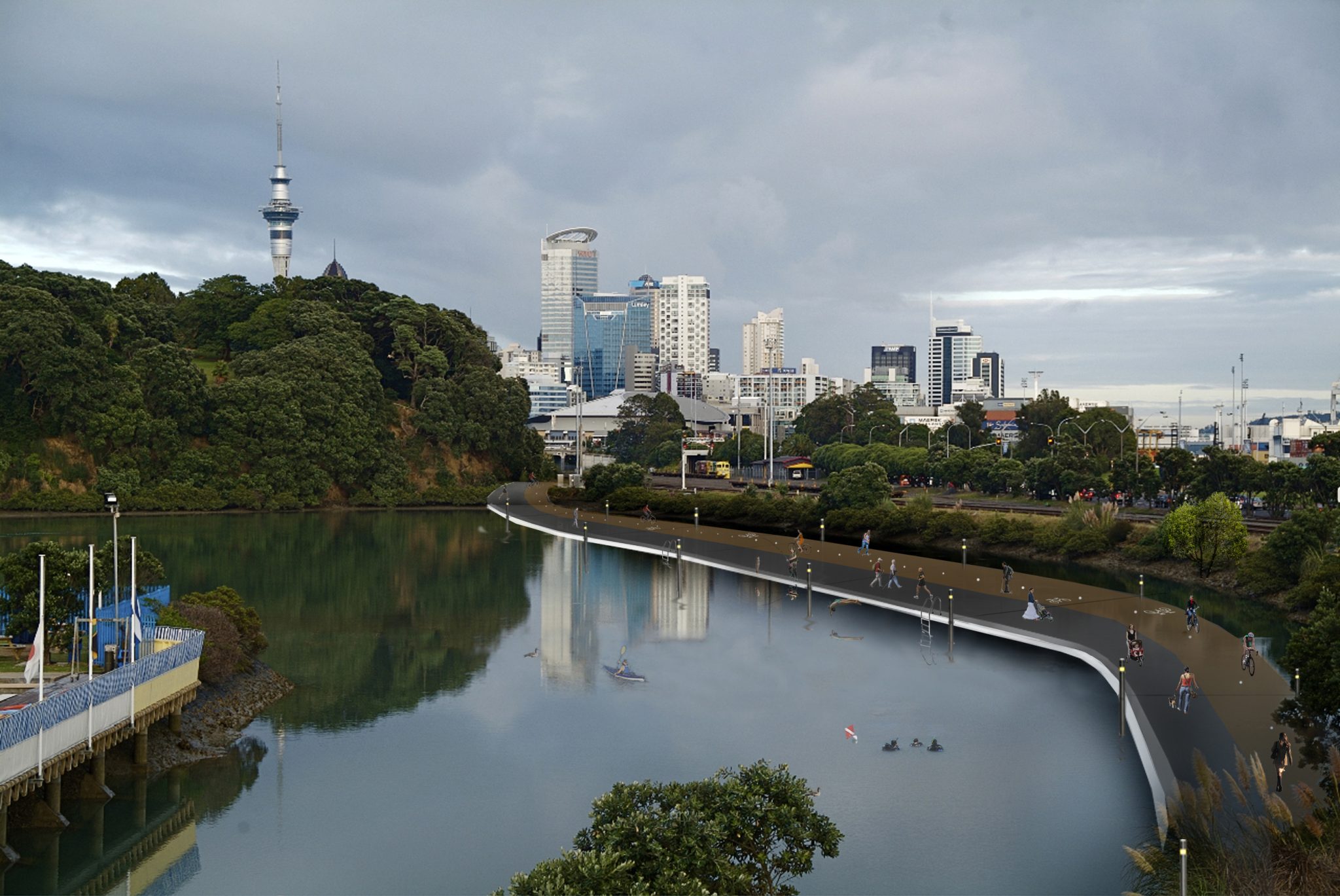 Auckland Cycle Paths – Bossley Architects