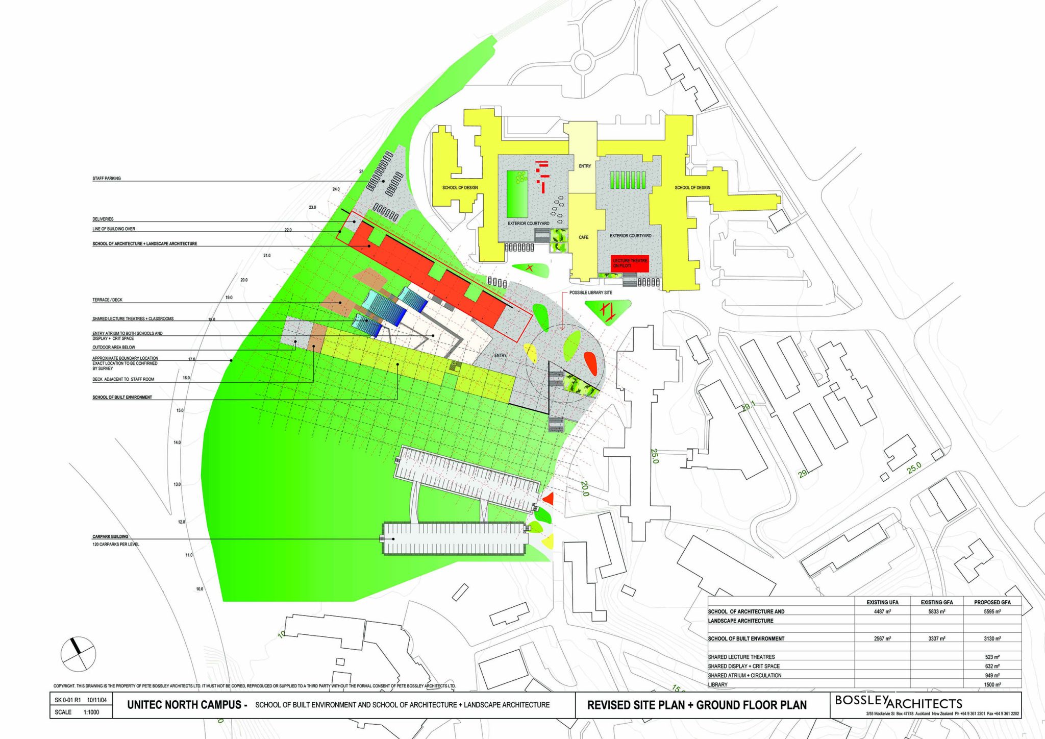 Unitec Campus Extension – Bossley Architects