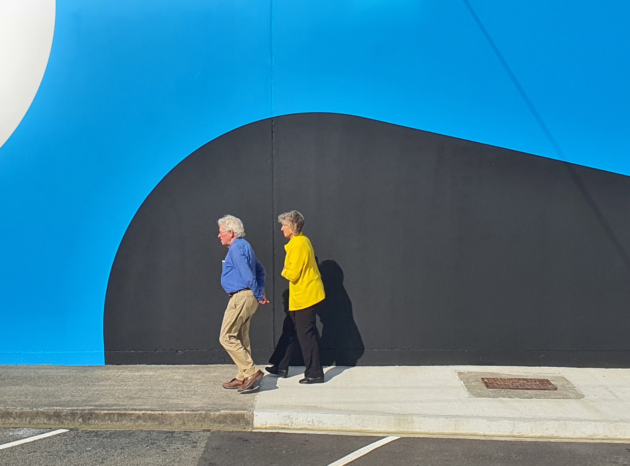 Mural at Te Awahou Nieuwe Stroom – Bossley Architects